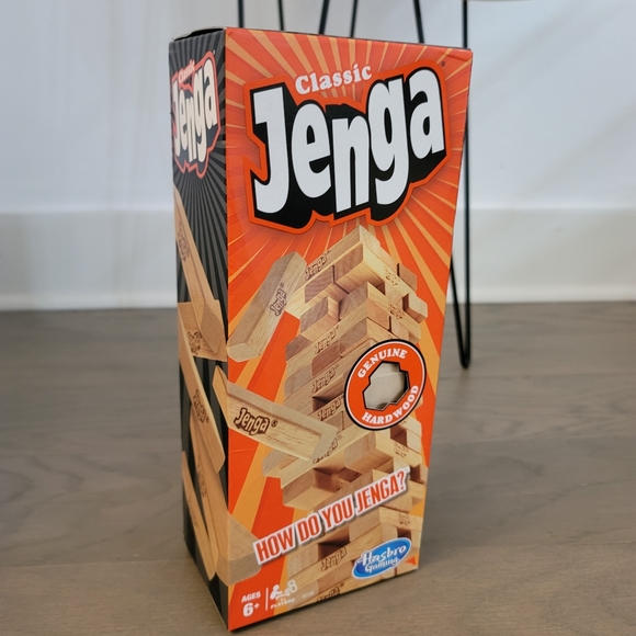 Hasbro | Toys | Hasbro Jenga New In Box Game Fun For All Ages Perfect Family Game | Poshmark